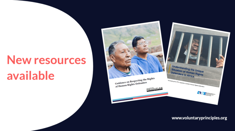 Voluntary Principles Initiative Launches New Resources to Strengthen ...